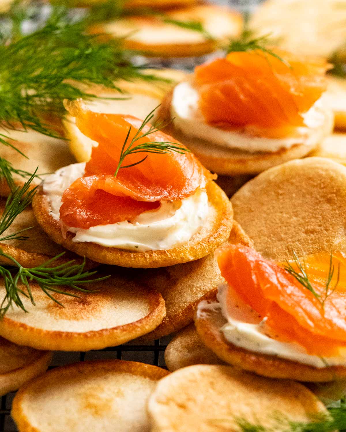 Blinis with smoked salmon - Everyday New Recipes